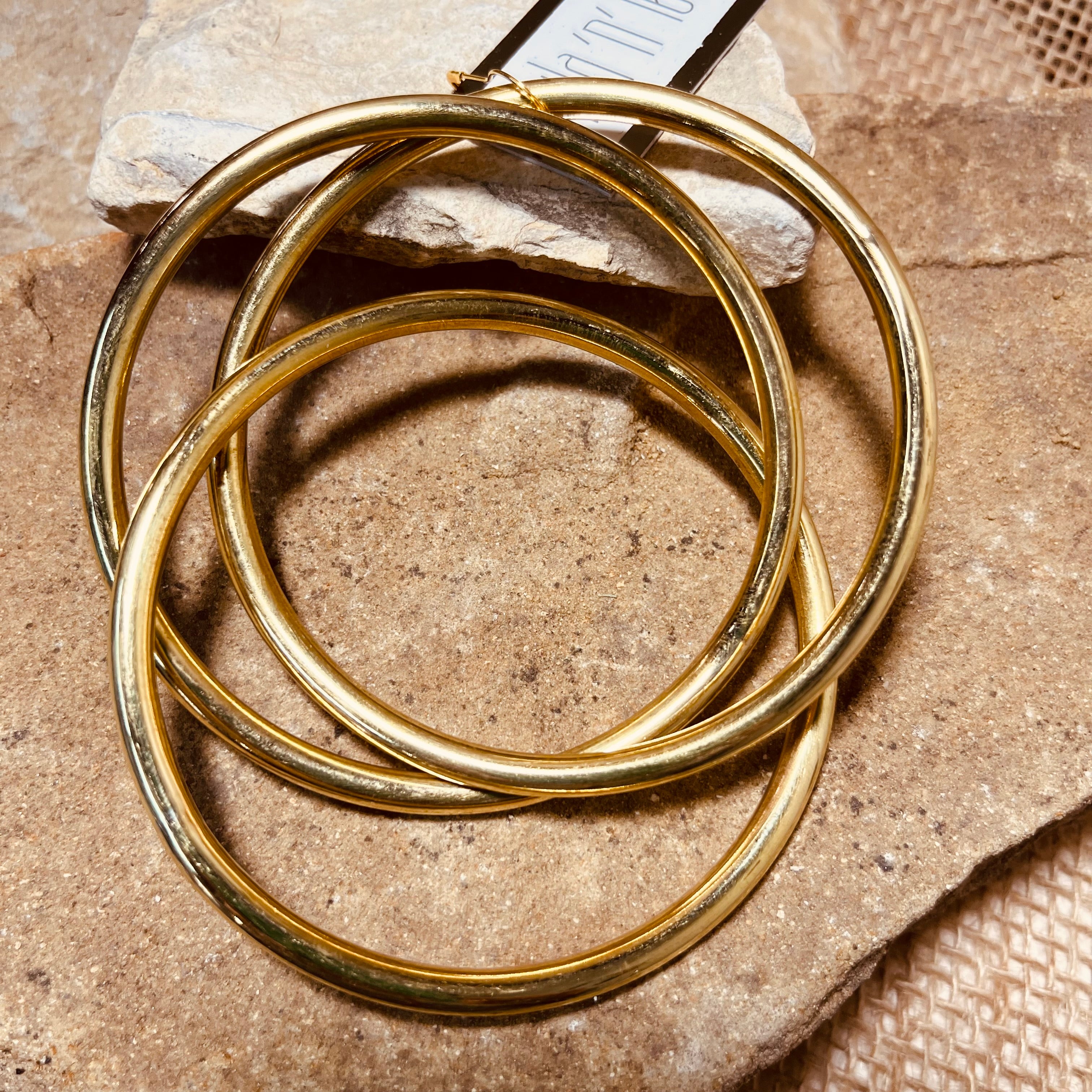 Classic Gold Interlock Stack Bracelet – The Boutique at Wells Florist